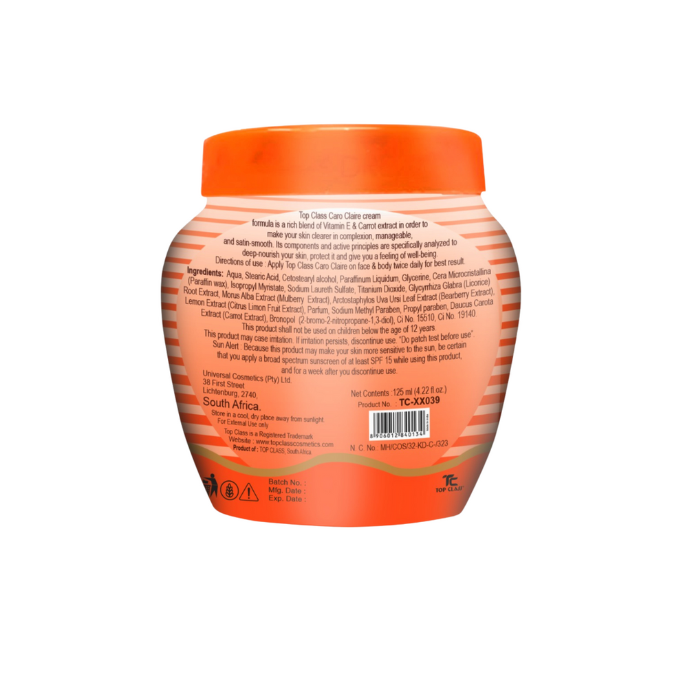 Top Class Caro Claire -with Carrot Oil 125ml – Top class Africa